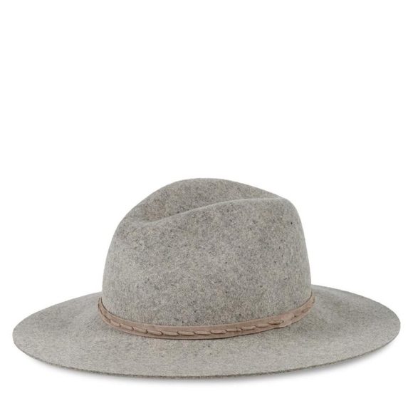 rag & bone | Accessories | Rag Bone Grey Oxford Wide Brim Wool Fedora ...